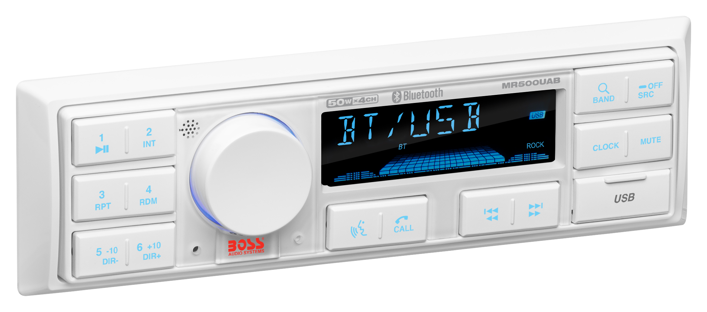 BOSS Audio Systems Single-DIN Mechless Bluetooth AM/FM Multimedia ...